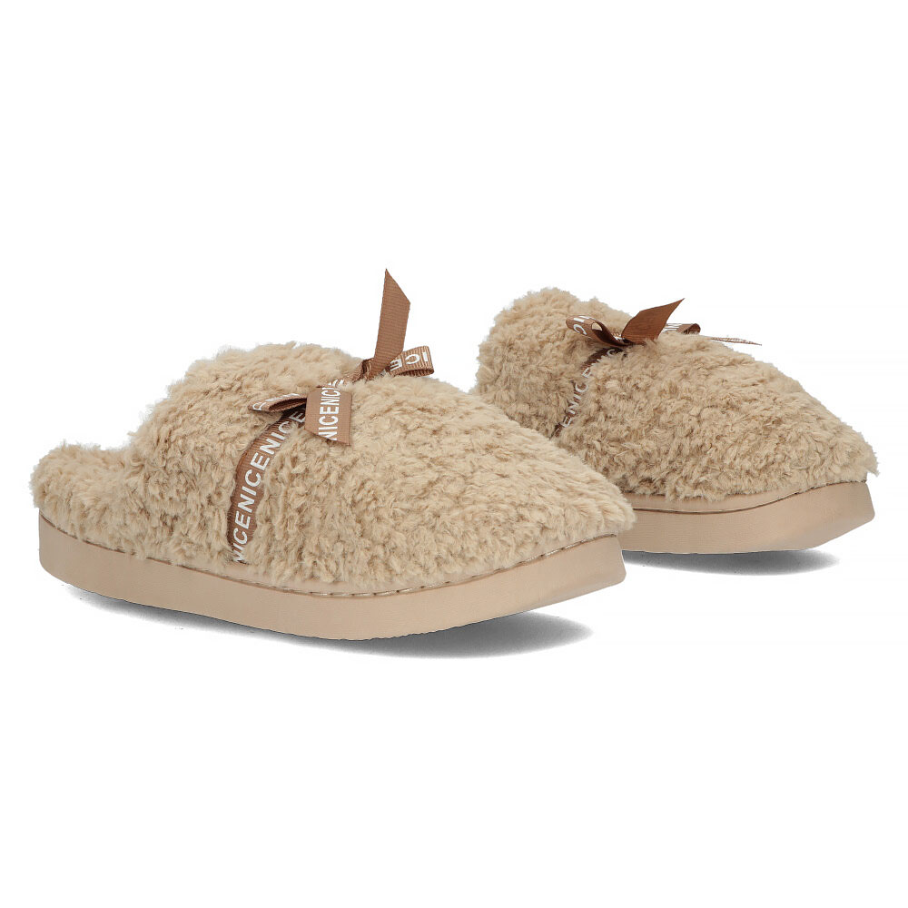 Kapcie baranek beżowe CF-95 - Filippo.pl